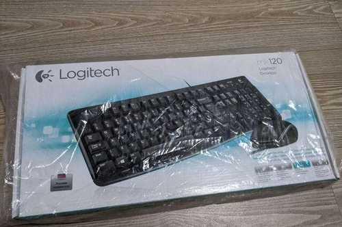 Клавиатура и мышь проводные Logitech MK 120