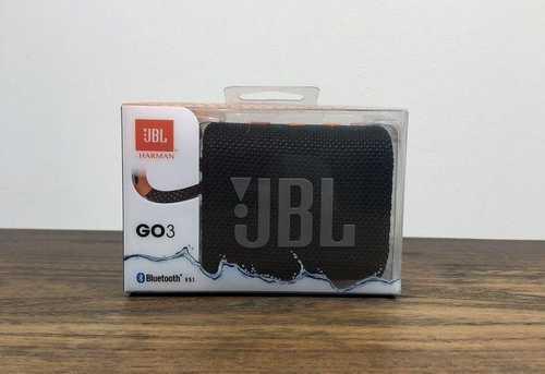 Колонка JBL GO 3 черная новая