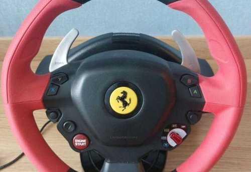 Игровой руль ferrari 458