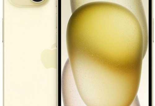Смартфон Apple iPhone 15 A3092 128Gb желтый 3G 4G