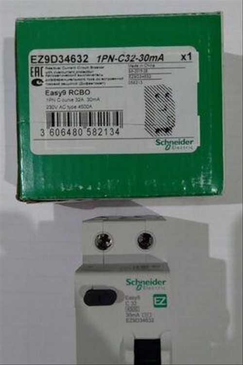 Продам новый дифавтомат 1PN-C32-30mA schneider