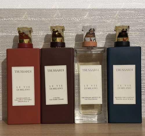 Trussardi LE VIE DI milano распив