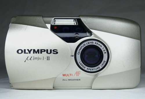 Olympus Mju ii проверен с пленкой