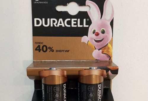 Батарейки алкалиновые Duracell C (LR14)