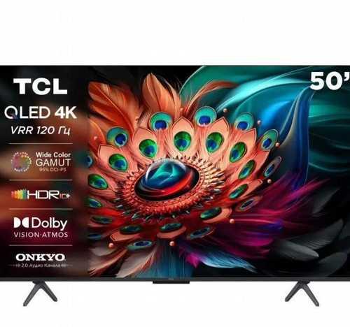 Телевизор TCL 50C655, Новый, Чек, Гарантия