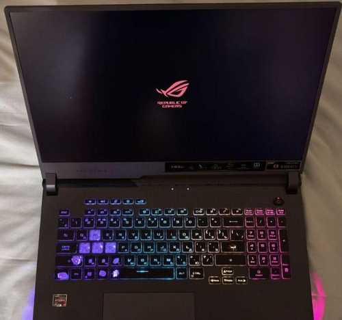 Игровой ноутбук RTX 3060 Asus Rog Strix G17 G713QM