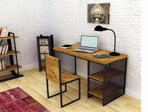 Стол офисный / рабочий / кухонный в стиле лофт