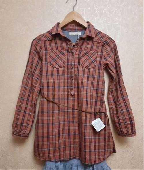 Новое платье - рубашка Zara 140 р