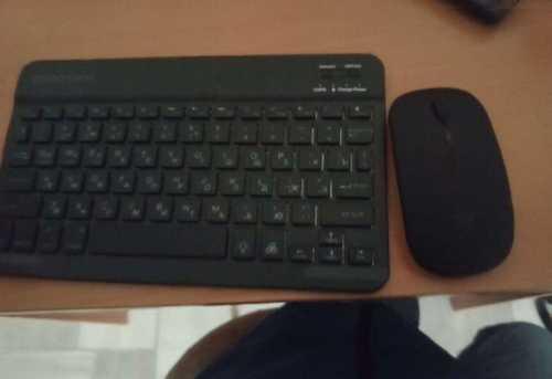 Клавиатура и мышь с подсветкой для планшета