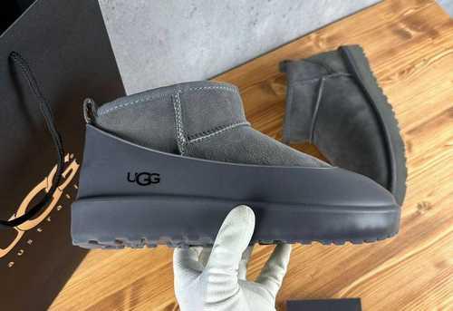 UGG Ultra Mini Grey c галошами