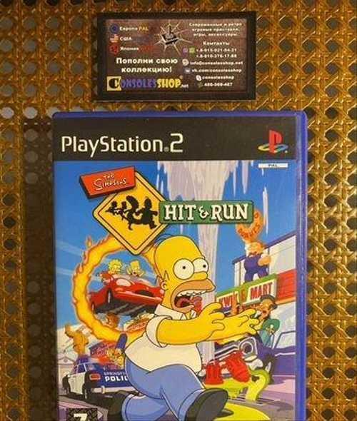 The Simpsons: Hit & Run для Sony PlayStation 2 PS2