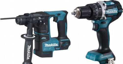 Перфоратор Makita DHR171 с шуруповертом DHP484 DLX