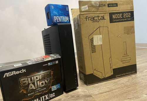 Пк в корпусе fractal design node 202