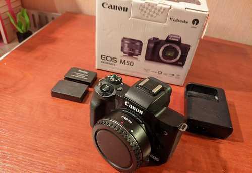 Canon M50 body + адаптер EF