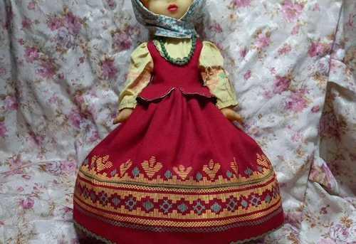 Коллекционная антикварная большая кукла, СССР 60 г