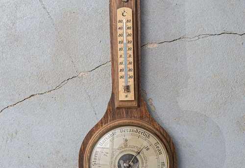 Барометр термометр ретро винтаж
