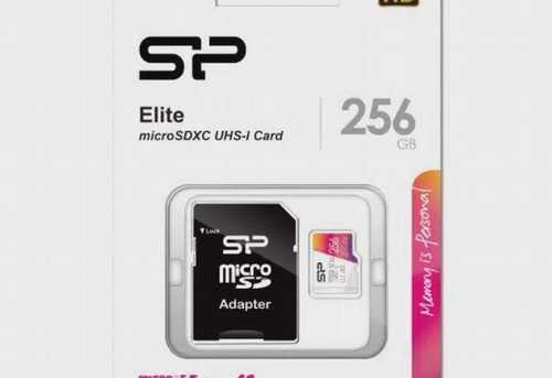 Карта microSD "SP Elite" 256 Гб (на гарантии)