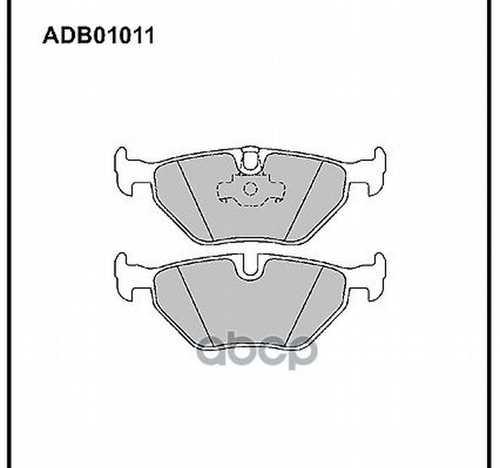 Колодки тормозные ADB01011 allied nippon