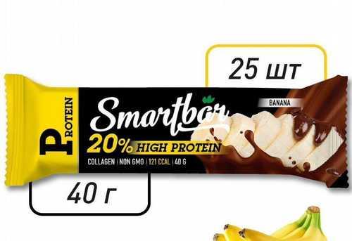 Батончики протеиновые SmartBar "Банан", 25 шт