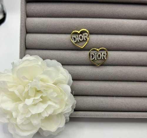 Серьги dior