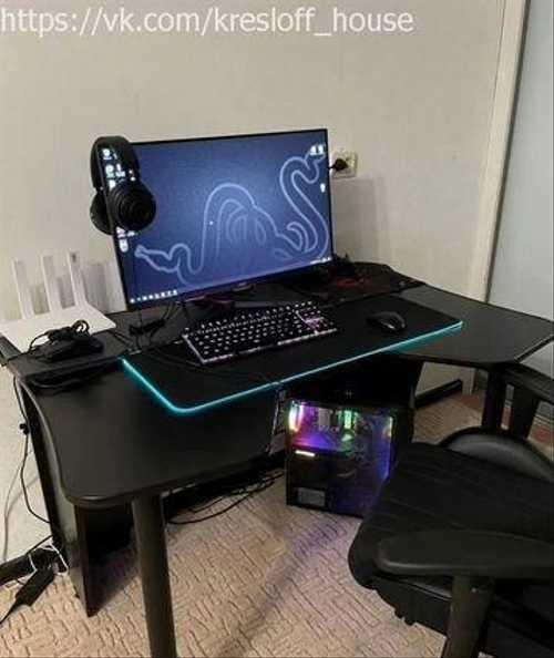 Игровой компьютерный стол. Черный (Black). Новый