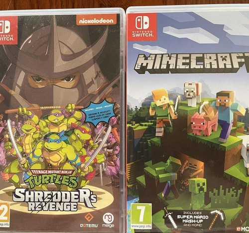 Игры для nintendo switch minecraft,turtles