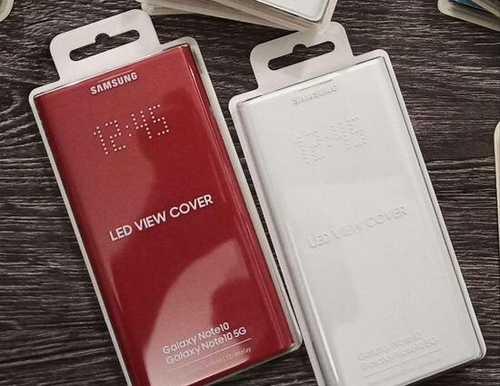 Два чехла Samsung LED View Cover для Note 10
