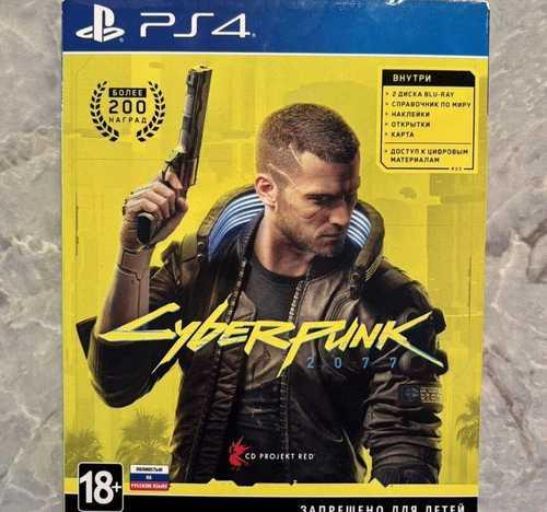 Cyberpunk 2077 диск ps4