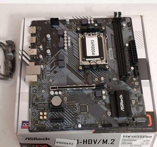 ASRock A620M-HDV/M2 AM5 DDR5 Новая