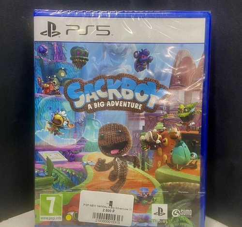 NEW PS5 Sackboy a big adventure Русская версия