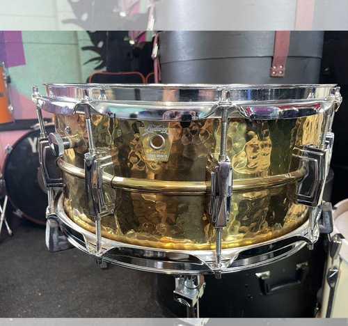 Ludwig 14x6,5 Hummered Bronze малый барабан