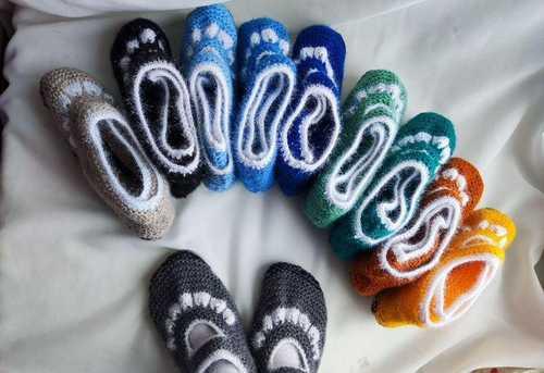 Домашних носки, носочки, домашних вязанные тапоч