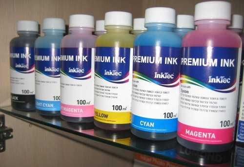 Краска для струйных принтеров epson, HP, Canon и д