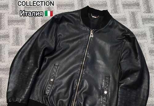 Кожаная куртка Versace collection Оригинал 48-50