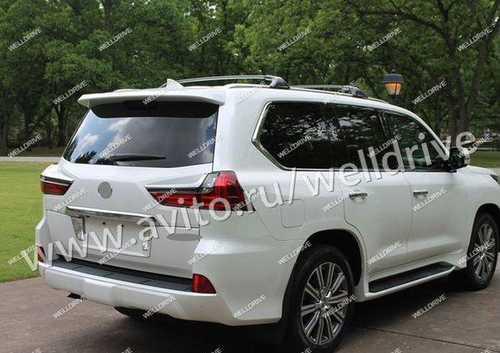 Рейленги поперечные Lexus LX570 450D черные