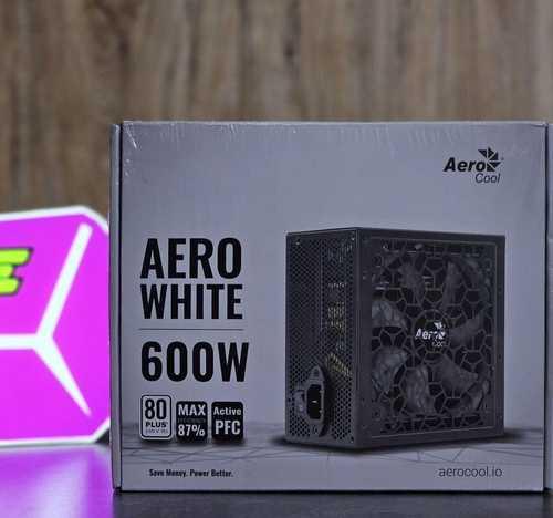 Блок питания 600w Aerocool White 80+