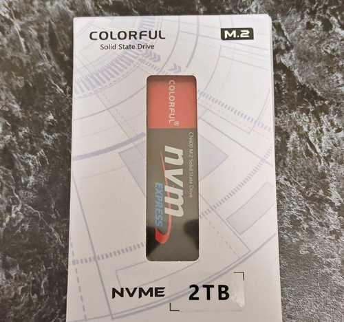 2Tb SSD Colorful M2 NVMe 3D-nand Новые