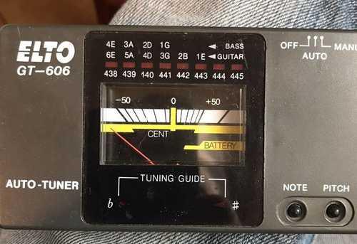 Гитарный тюнер elto GT-606