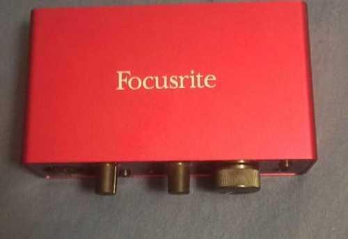 Focusrite scarlett solo 3rd gen звуковая карта