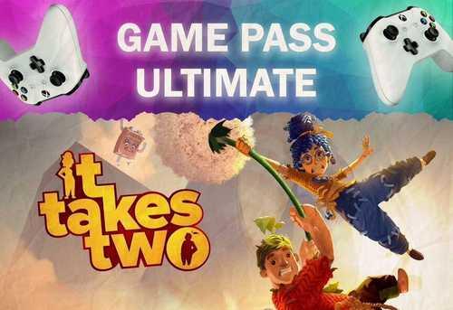Подписка Xbox Game Pass Ultimate + It Takes Two