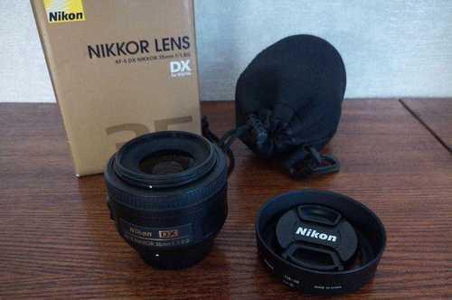 Nikkor 35mm f/1.8G AF-S DX