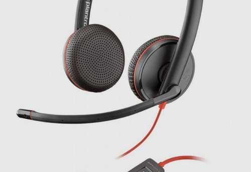 Plantronics C3225-A USB-jack3.5 наушники гарнитура