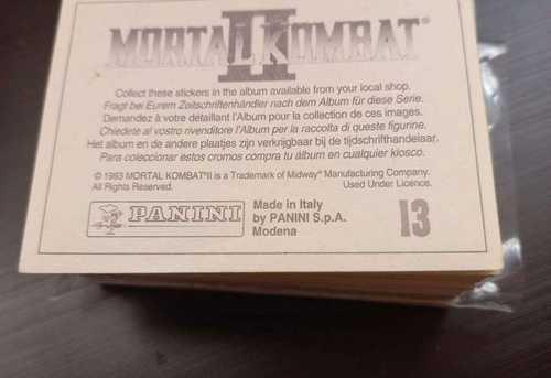 Наклейки Mortal Kombat 2 panini