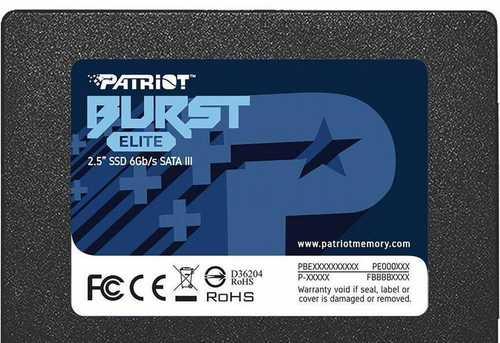 Новый, Гарантия, SSD 480Gb Patriot Burst Elite