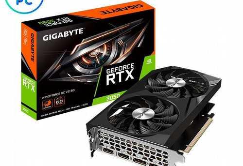 Видеокарта RTX3050 8GB gigabyte windforce OC V2 GV