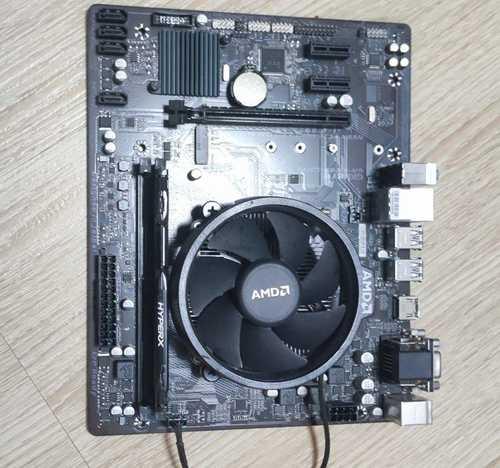 Материнская плата gigabyte ga-a320m-s2h v2
