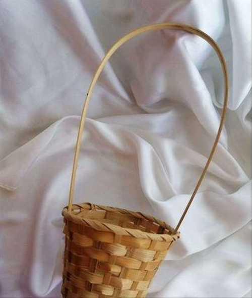 Корзинка плетеная для подарка или цветов