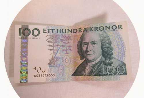 Банкнота Купюра 100 крон Швеция №11499