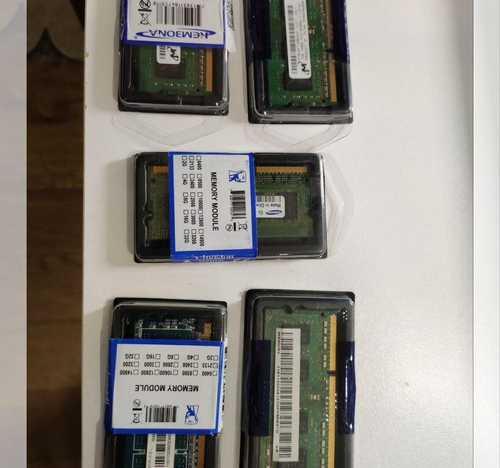 Оперативная память ddr3 1 и 2 gb