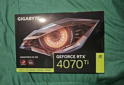 Видеокарта Gigabyte GeForce RTX 4070Ti Новая